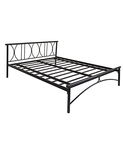 Metal bed without storage store