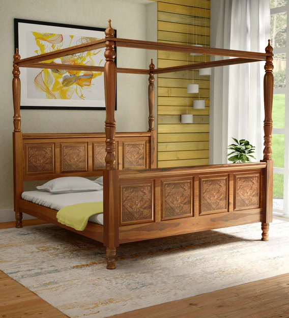 Canopy bed pepperfry store