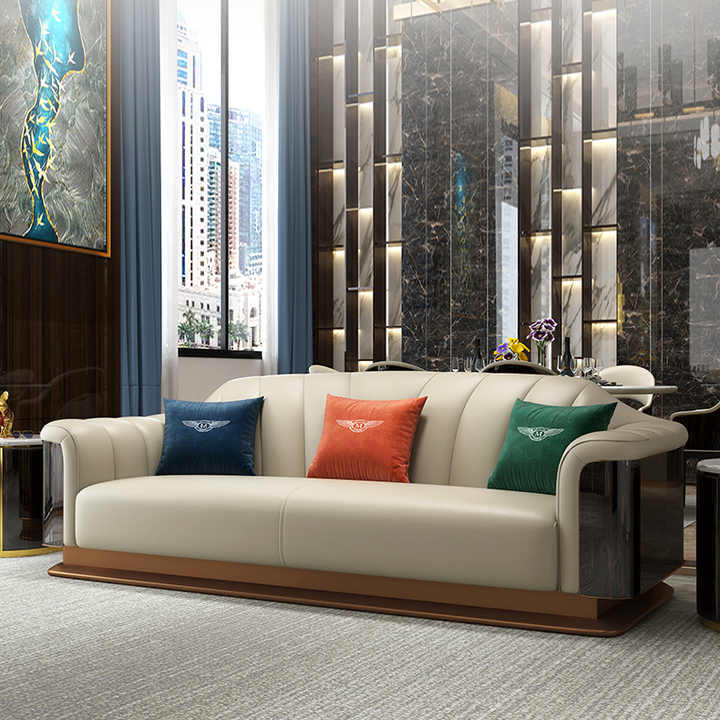 Royal Interiors Wooden Sofa Set - Royal Interiors